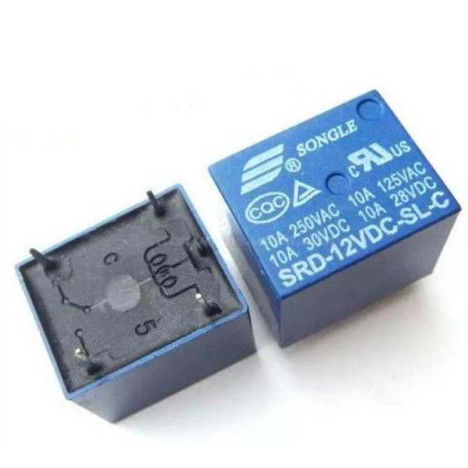 100 chiếc Relay 12V10A - 5 chân | Shopee Việt Nam