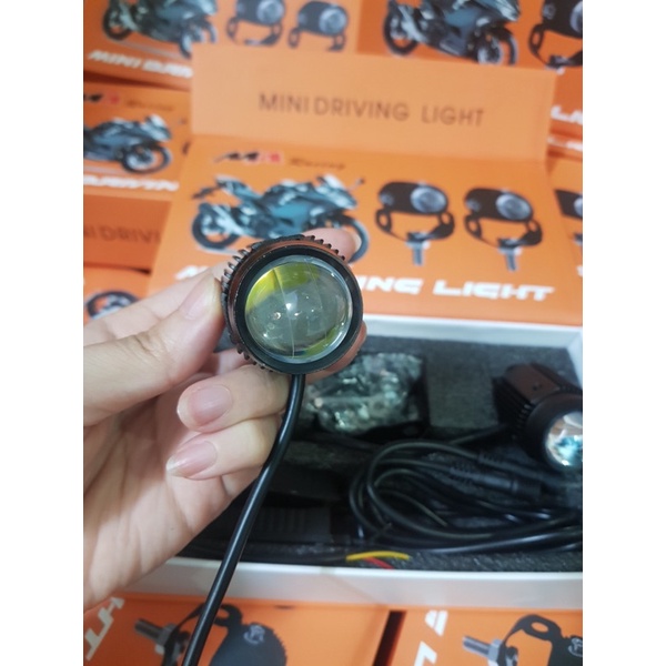 Đèn Bi Mini Ma Racing Bi Mini 2 Màu Vàng Trắng Công Suất 20w Shopee