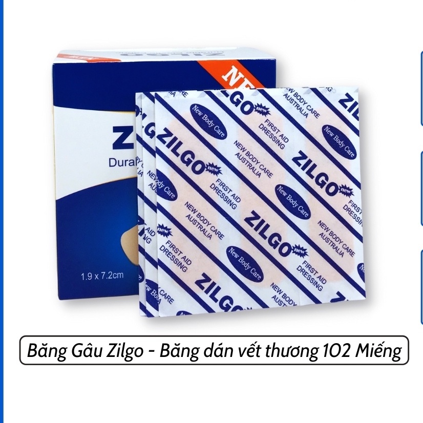 Băng Gâu ZILGO Hộp 102 Miếng Ego Dán Vết Thương, Băng Cá Nhân Urgo ...