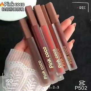 Son kem lì Show Pink Coco tone đỏ nâu đất mềm mịn môi lâu trôi,son môi ...