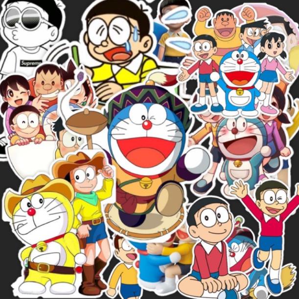 STICK04 - COMBO 16 HÌNH STICKER CHỦ ĐỀ NOBITA | Shopee Việt Nam