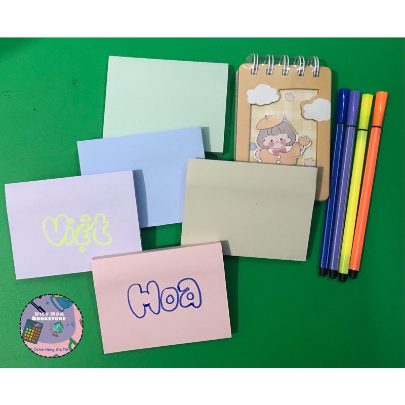 100 Tờ Giấy Note Màu 102x76mm Baoke TZ1010_Giấy Ghi Chú_Giấy Nhớ ...