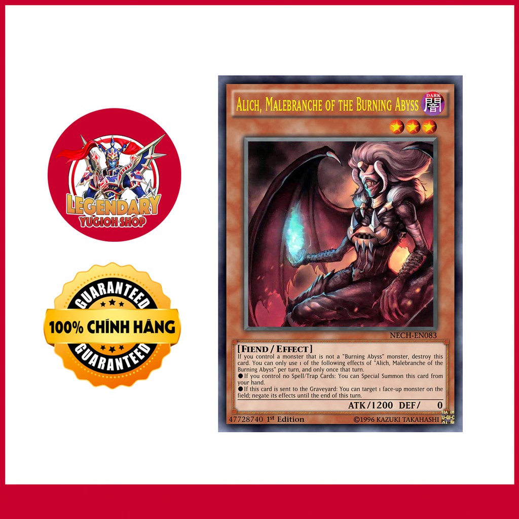 [Thẻ Bài Yugioh Chính Hãng] Alich, Malebranche Of The Burning Abyss ...