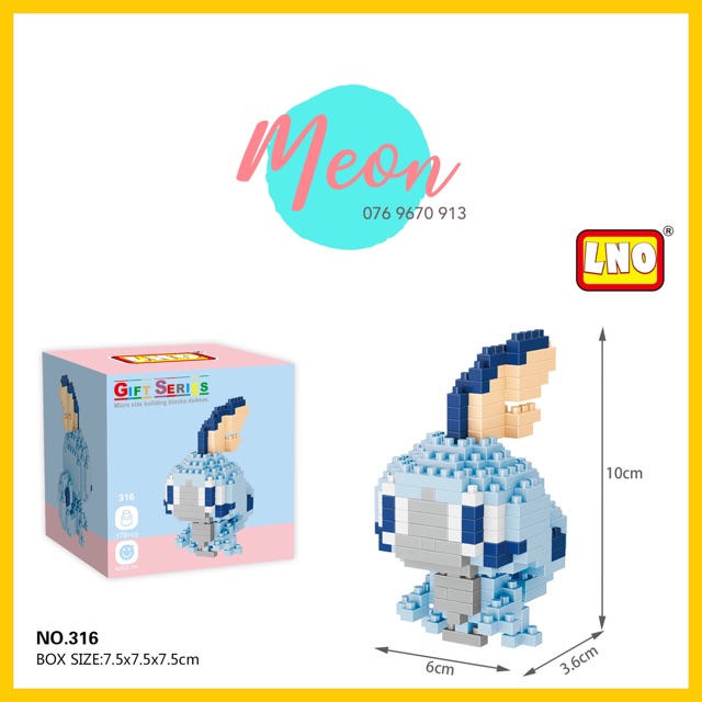 Xếp hình lego Sobble Pokemon size S | Shopee Việt Nam