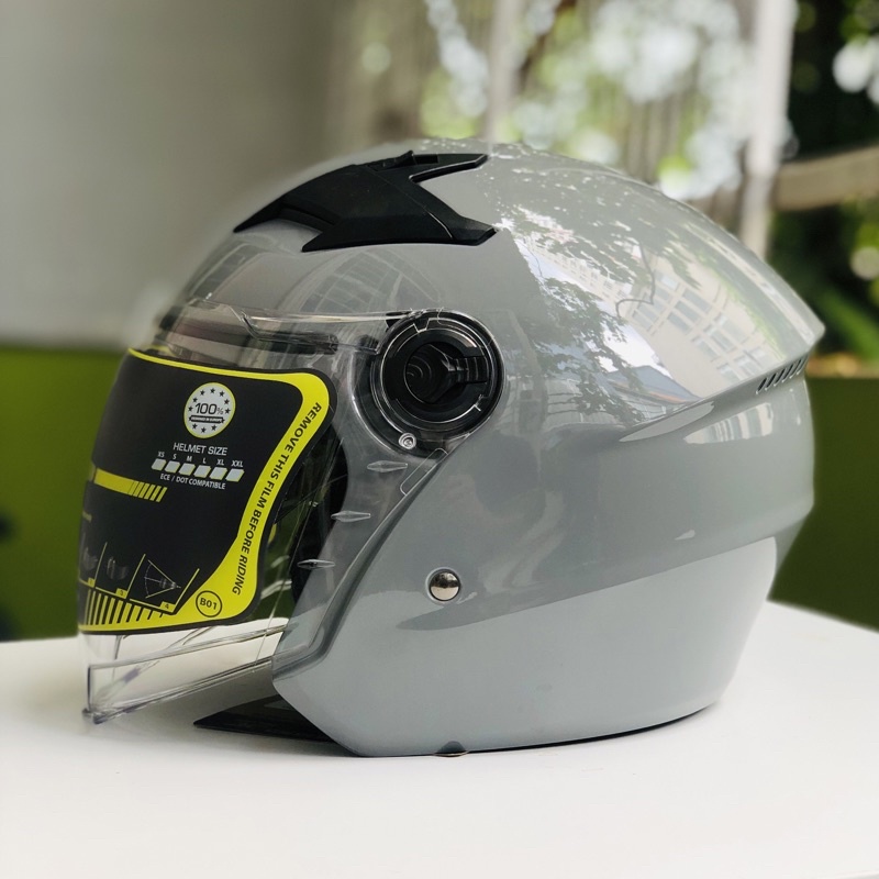 Royal M268 Mũ nón bảo hiểm 3/4 có 2 lớp kính chính hãng cao cấp nam nữ ...