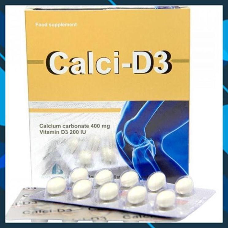 Calci-d3 viên uống bổ sung canxi và vitamin d3 ( hộp 100 viên ) h h b | Shopee Việt Nam