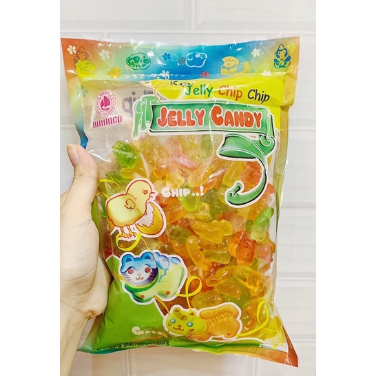 (DATE MỚI NHẤT: 1/2025) KẸO DẺO JELLY CHIP CHIP HẢI HÀ GÓI 450G (CÓ SỈ ...