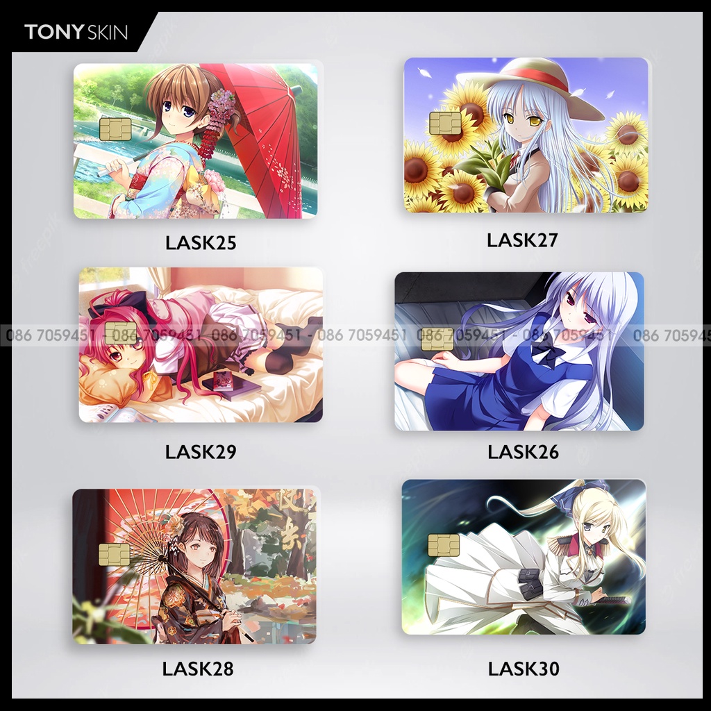 Miếng Dán Skin, Thẻ Gửi Xe, Thẻ Chung Cư, Thẻ Ngân Hàng In Hình So Kute ...