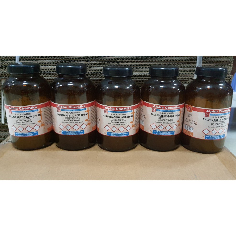 TT01 [HÀNG ẤN ĐỘ] Hóa chất CHLORO ACETIC ACID (TRI), (Trichloro acetic ...