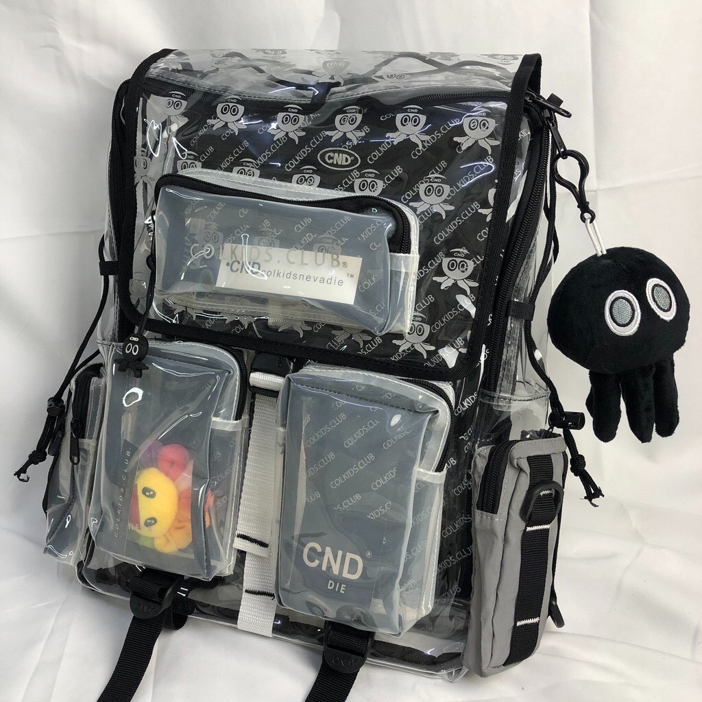 Balo CND Colkids Club SS5 nhựa Trong Suốt kèm Bạch tuột và Full Tag ...