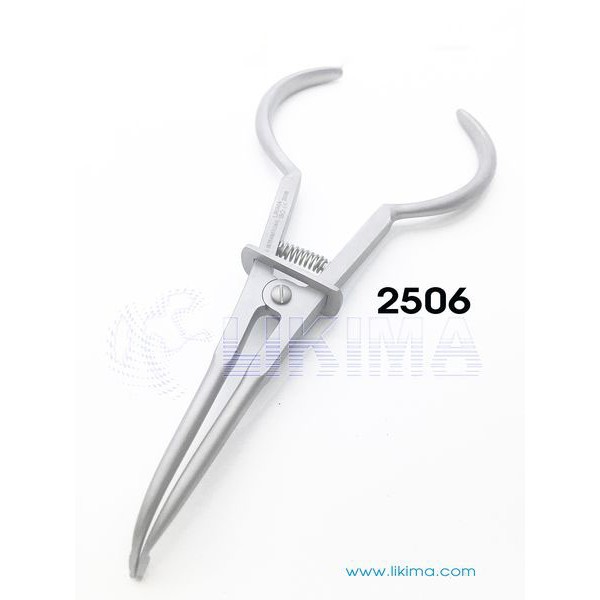 Kìm đặt thun tách kẽ Brewer mũi cong nhọn (Kẹp đê cao su) – 2506 Likima ...