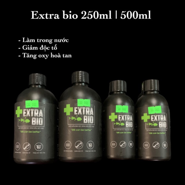 Vi sinh EXTRA BIO dùng cho hồ cá 250ml | 500ml // | Shopee Việt Nam