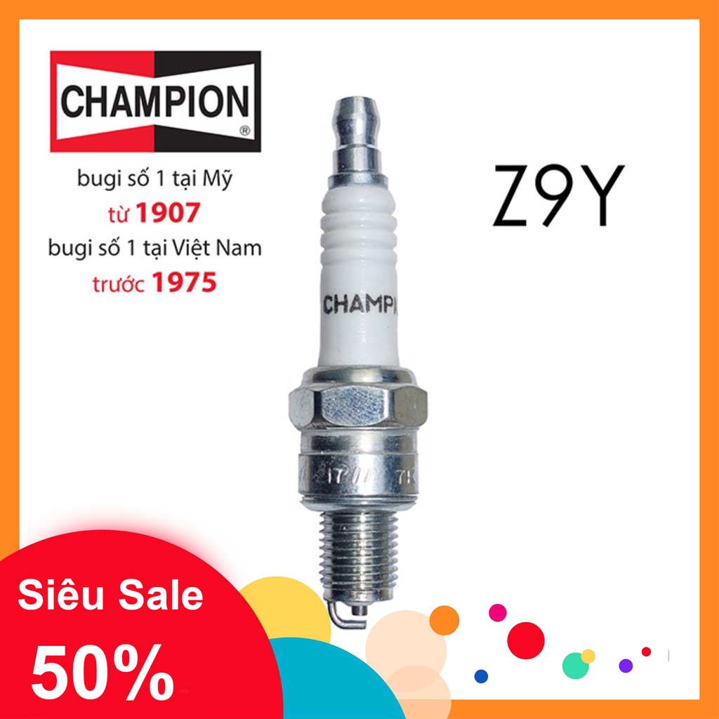 Nhập AFFINS20K [Giảm ngay 20K đơn từ 99K] Bugi Mỹ Champion Z9Y (chân ngắn)- CHÍNH HÃNG | Shopee ...