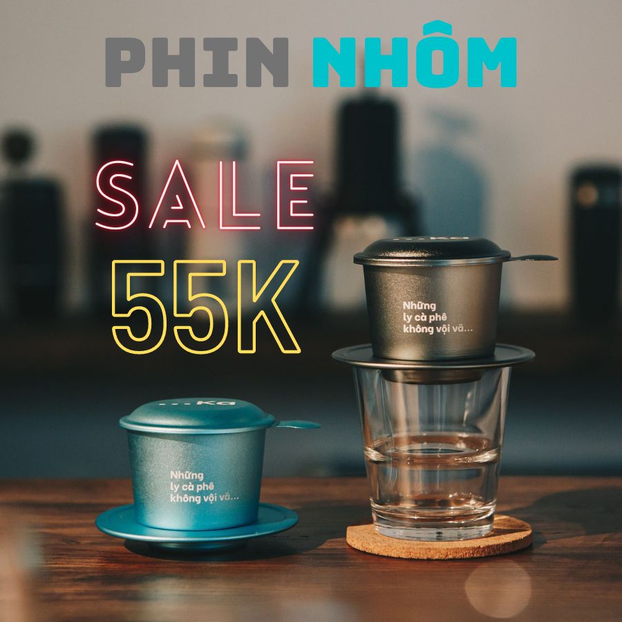 Phin pha cà phê, Phin pha cafe chất liệu NHÔM anode cao cấp thiết kế độc đáo thương hiệu Ka ...