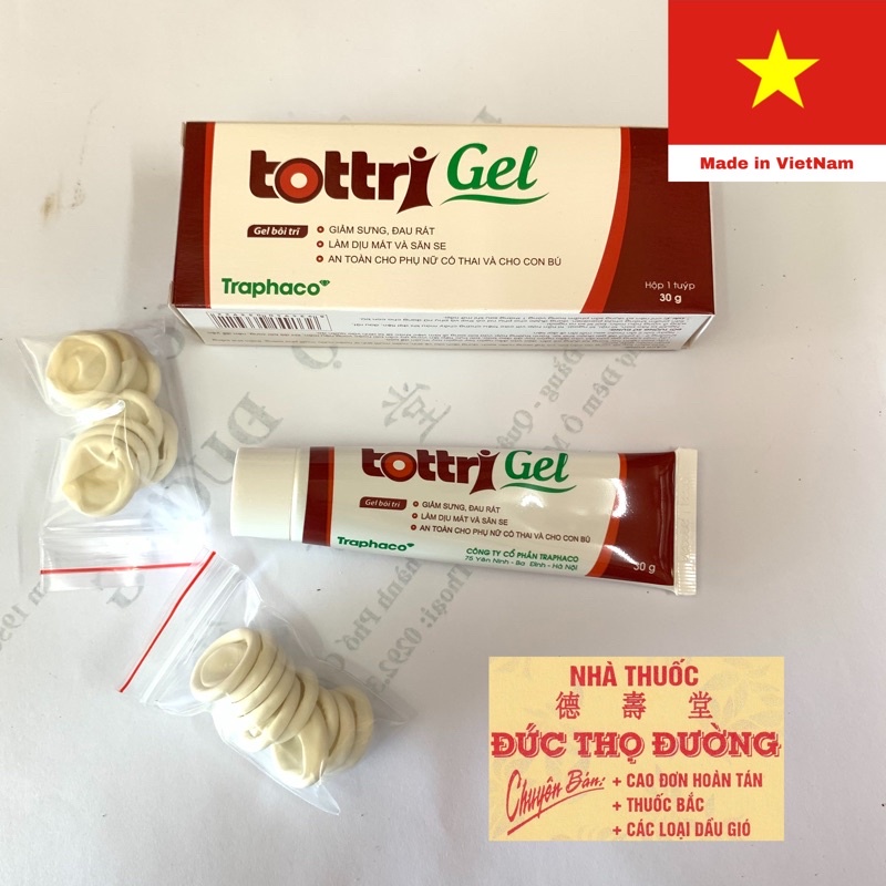 KEM BÔI TRĨ TOTTRI GEL 30G - Traphaco | Shopee Việt Nam