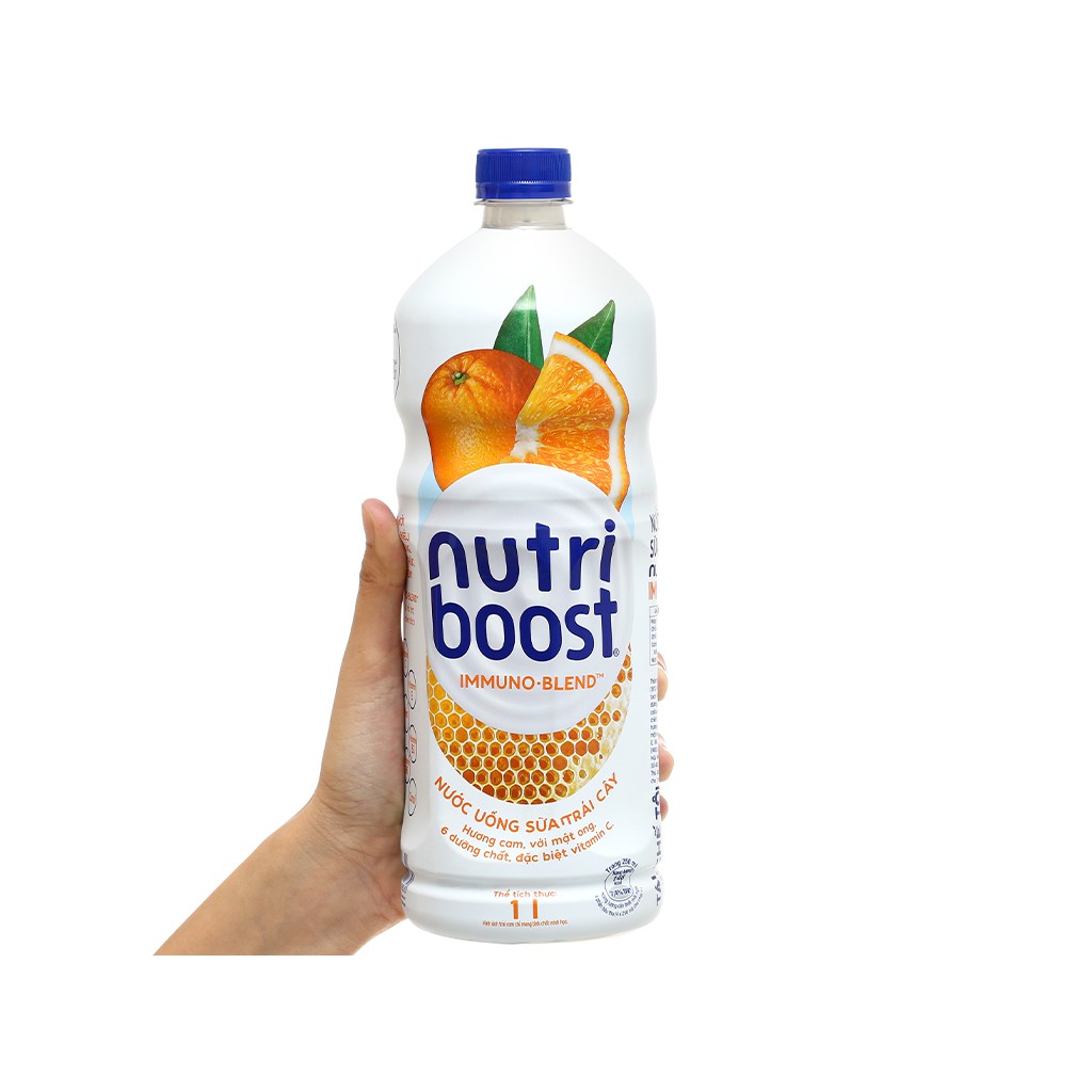Nước Trái Cây Nutri Boost Cam Sữa Chai 1L | Shopee Việt Nam