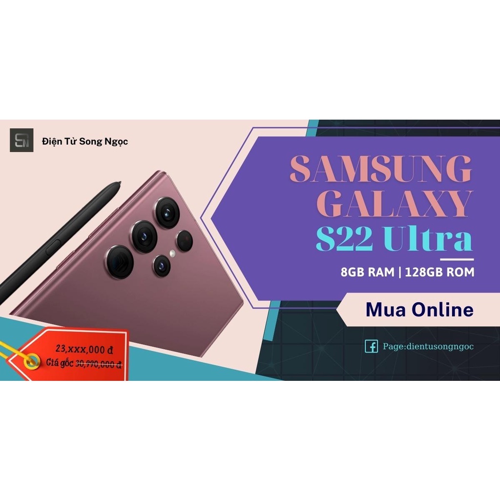 Điện thoại SS S22 Ultra - 128gb Hàng Chính Hãng New 100% | Shopee Việt Nam