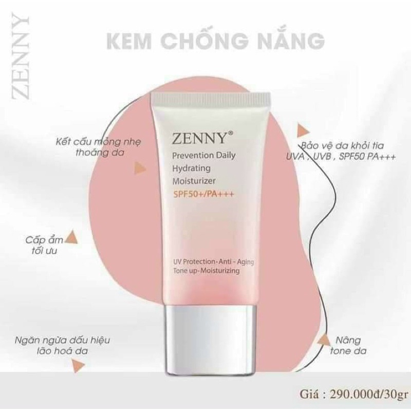 [chính hãng] Kem chống nắng ZENNY | Shopee Việt Nam