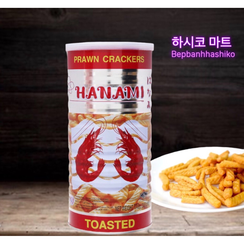 SNACK TÔM LON HANAMI THÁI LAN 110G | Shopee Việt Nam