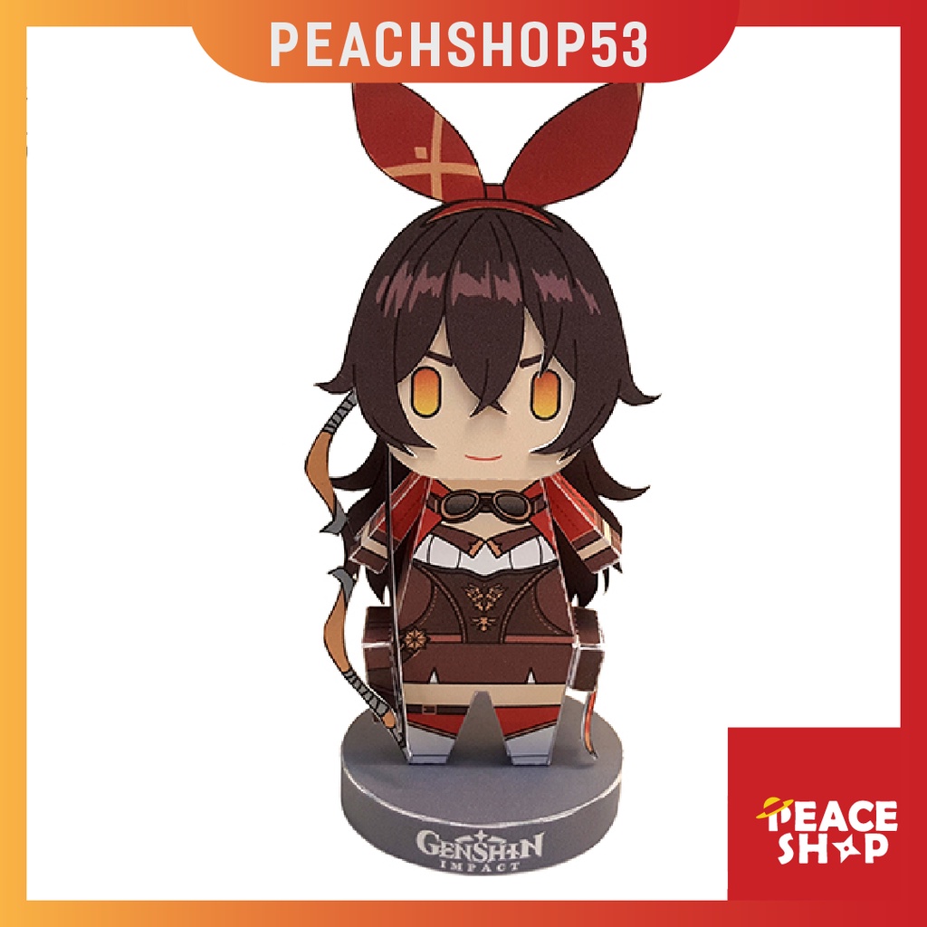 Mô hình giấy Amber Chibi Game Genshin Impact OS33 | Shopee Việt Nam