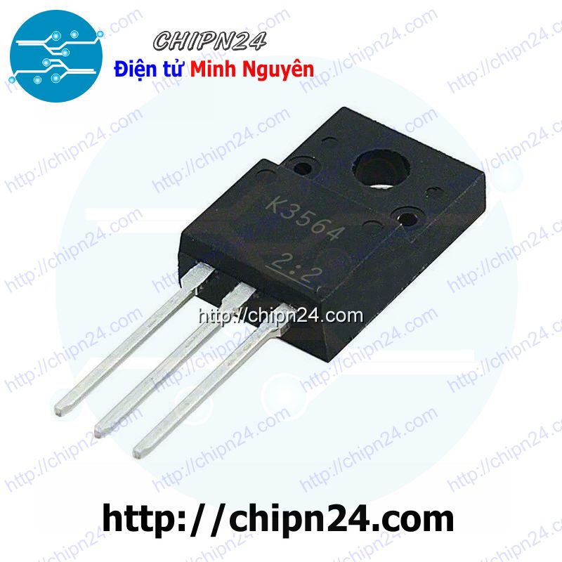 [1 CON] (KT1) Mosfet K3564 TO-220F 3A 900V Kênh N (2SK3564 3564 ...
