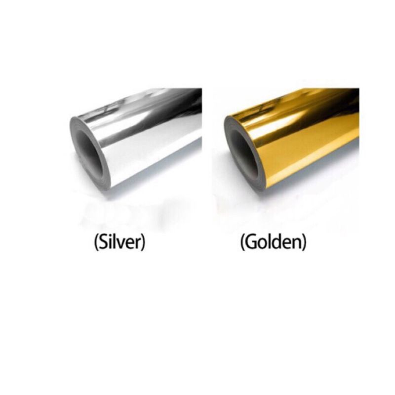 Decal xi inox gương, đề can gương xi vàng, (khổ 50cm) | Shopee Việt Nam