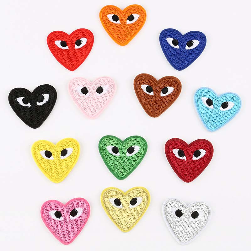 Sticker Ủi Thêu Hình Trái Tim Đôi Mắt 4.3 * 4CM | Shopee Việt Nam