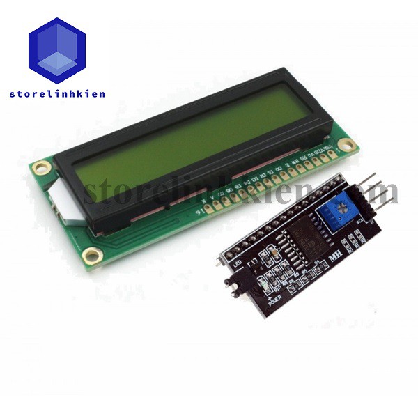 LCD 1602 Xanh Lá, mạch chuyển giao tiếp I2C | Shopee Việt Nam