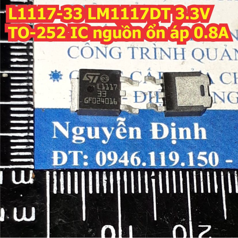 10 con L1117-33 LM1117DT 3.3V TO-252 IC nguồn ổn áp 0.8A kde7963 | Shopee Việt Nam