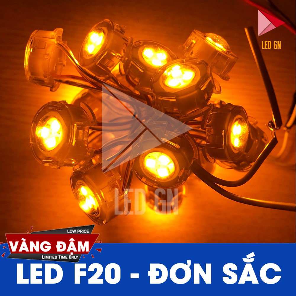 LED Đúc F20 - Đơn Sắc [ Dây 20 bóng ] | Shopee Việt Nam