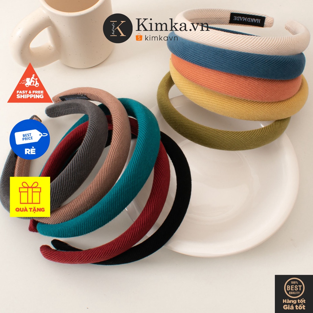 (0598) Bờm Tóc Vải Mút Hàn Quốc Nhiều Màu Năng Động Nữ Tính | Shopee ...