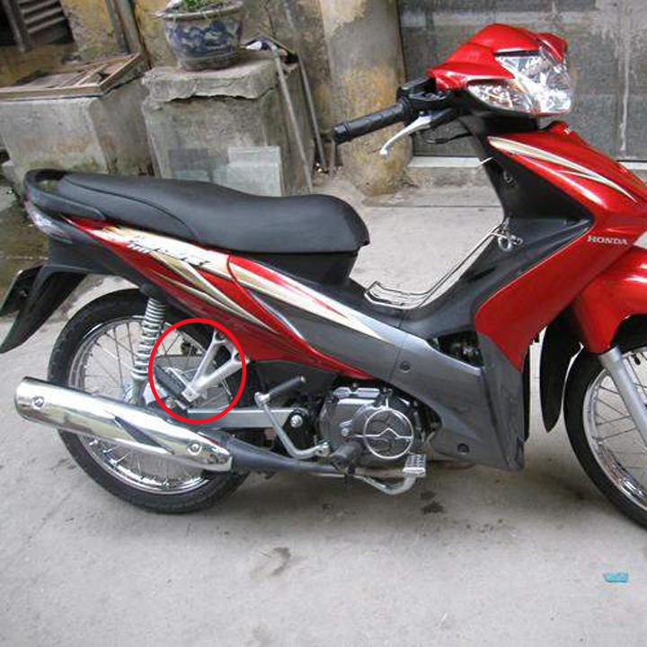 Gác để chân sau xe Wave RS - Wave Anpha - Wave S100 , Wave S110 - Wave ...