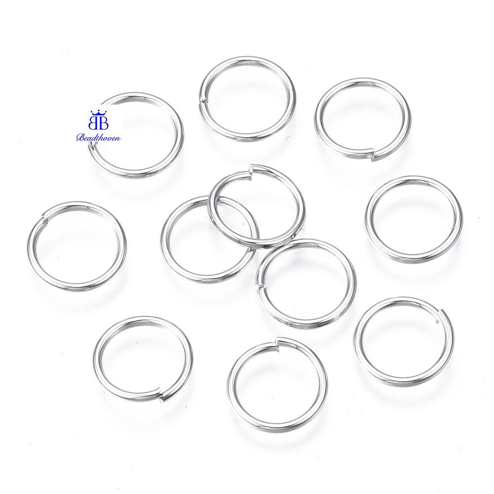 10g Platinum Plated Brass Open Jump Rings Cadmium Free & Nickel Free ...