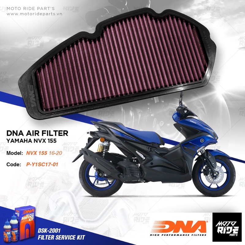 DNA P-Y1SC17-01 LỌC GIÓ YAMAHA NVX 155 | Shopee Việt Nam