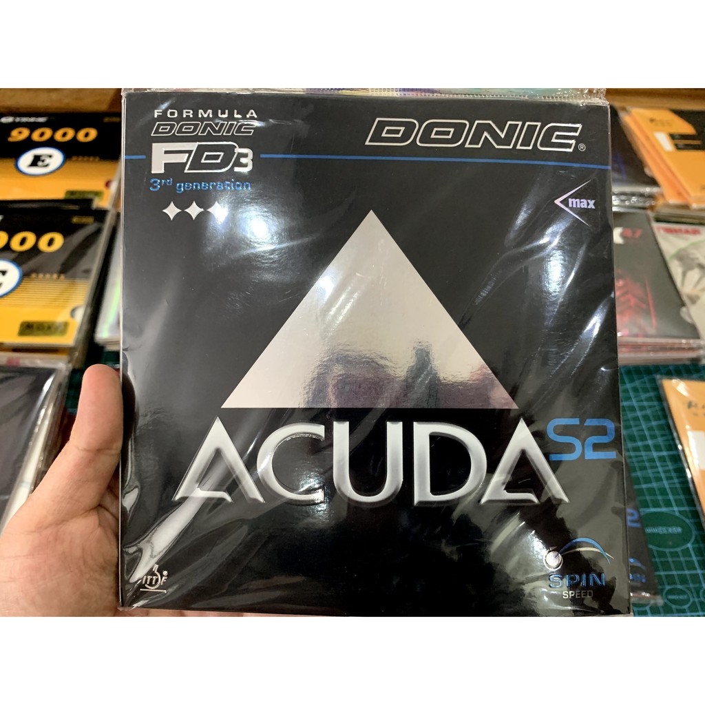 [Xỉ, lẻ, CTV] MẶT VỢT BÓNG BÀN DONIC ACUDA S2 (DONIC S2, mua 2 mặt tặng ...