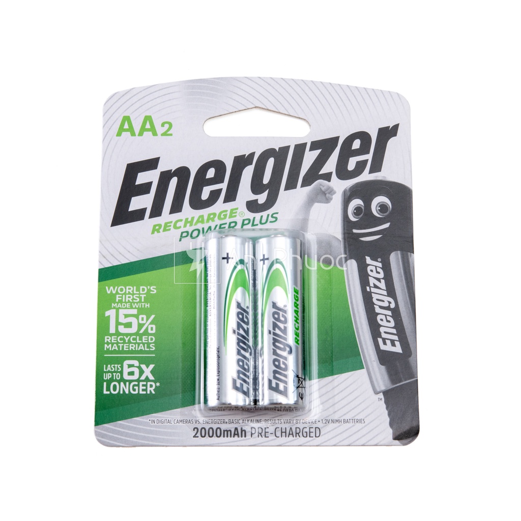 Pin tiểu sạc AA Energizer HR6 Ni-MH 2000mAh (size lớn, vỉ 2 viên ...
