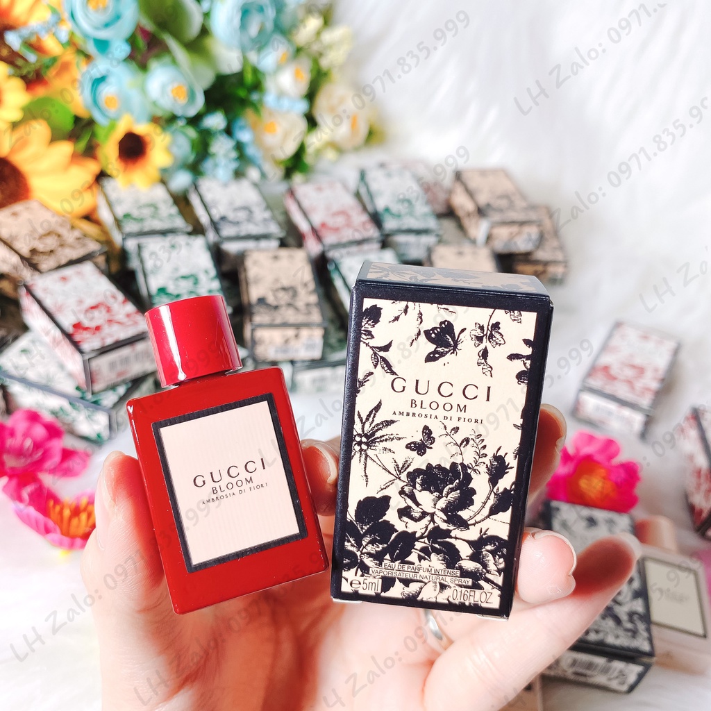 [ Mini Size ] Nước Hoa Gucci Bloom mini 5ML, Nước Hoa Gucci Mini Nữ hàng chính hãng | Shopee ...