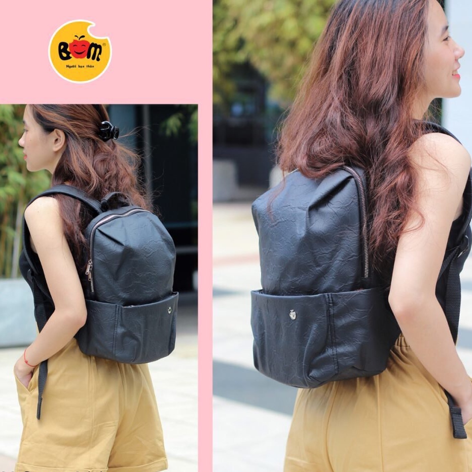 Balo học sinh, balo nữ công sở, chất da cao cấp, màu thanh lịch ( BL X Coco - A (s) ) - BOM ...