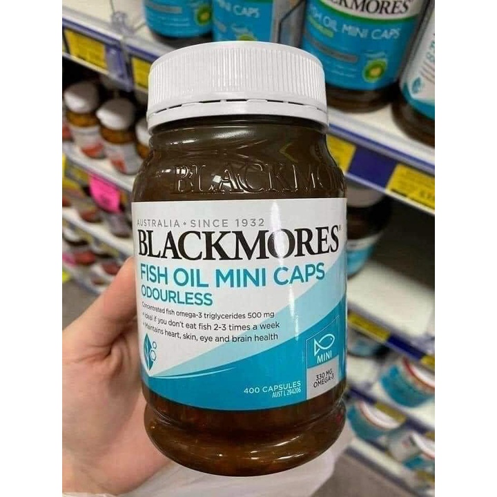 VIÊN UỐNG BLACKMORES FISH OIL MINI CAPS ODOURLESS NATURAL SOURCE OF ...