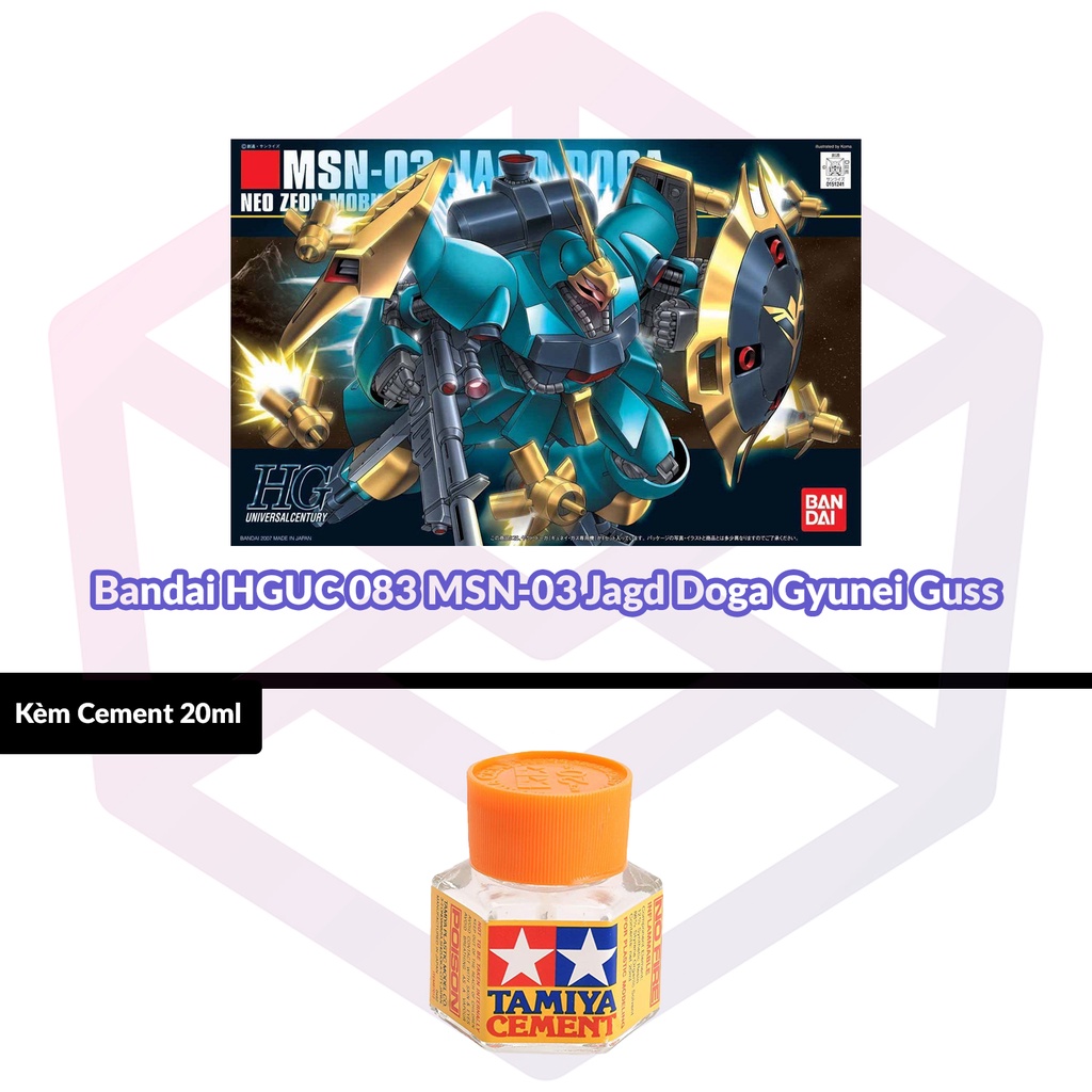 Mô hình Gundam Bandai HG UC 083 Jagd Doga Gyunei Guss 1/144 Gundam Char’s Counterattack [GDB ...