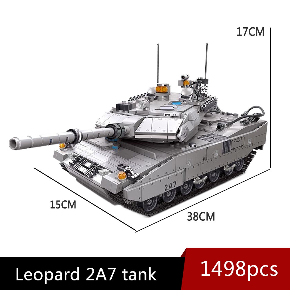 Đồ chơi Lắp ráp Mô hình xe tăng Military Series Moc Leopard 2A7 Tank ...