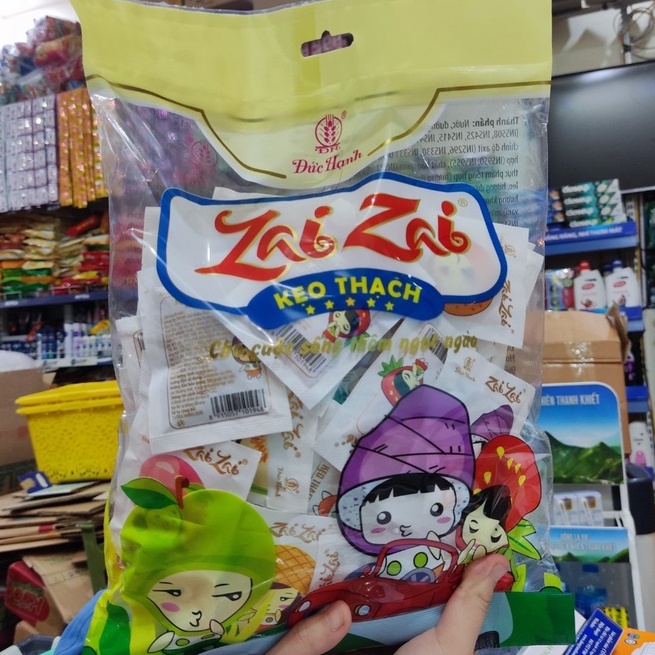 KẸO THẠCH ZAI ZAI ĐỨC HẠNH GÓI 350G/320G/700g/1kg | Shopee Việt Nam