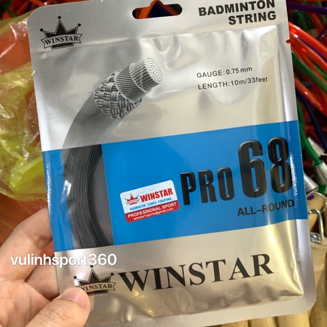 Dây cước đan vợt cao cấp Winstar Pro 68 (Ảnh thật) | Shopee Việt Nam