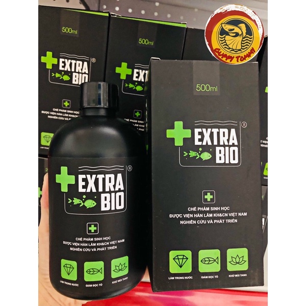 Men Vi Sinh Extra Bio (chai 500ml) làm trong nước bể cá - ExtraBio cao cấp cho cá cảnh | Shopee ...