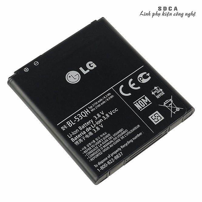 Pin Điện Thoại Dành Cho LG BL-53QH 2150 MAh ( P760 / P880 / F160 / F200 ...