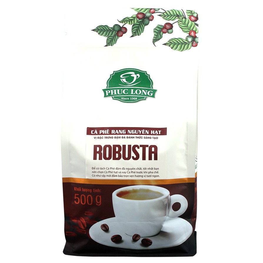Cà Phê Robusta Không Bơ 500Gr - Phúc Long Coffee & Tea | Shopee Việt Nam