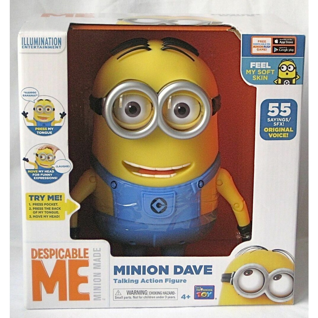 Mô hình minion tương tác chính hãng Despicable Me Minion kích thước ...