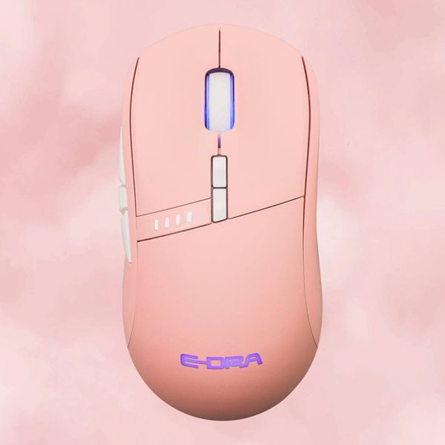 Chuột Gaming EDra EM620W Không dây [ĐEN & HỒNG], Led RGB I BH 24 tháng ...