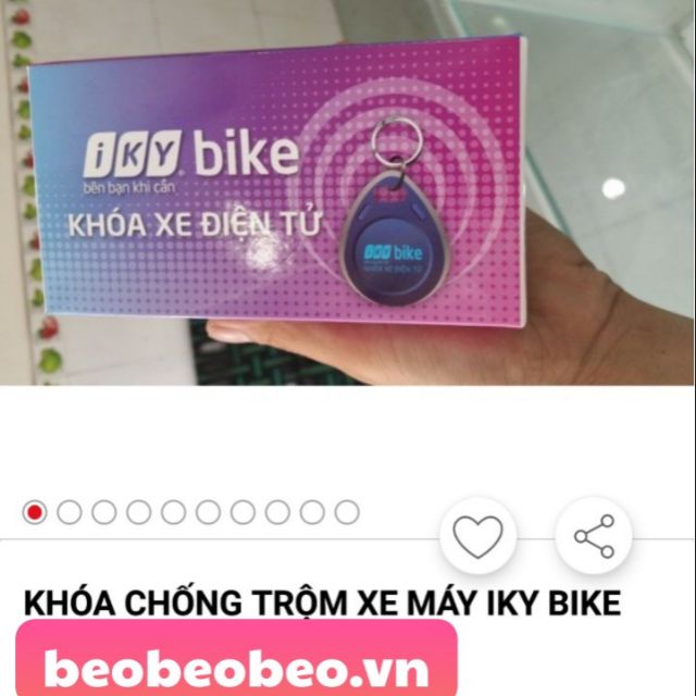 Khóa chống trộm xe máy iky bike | Shopee Việt Nam