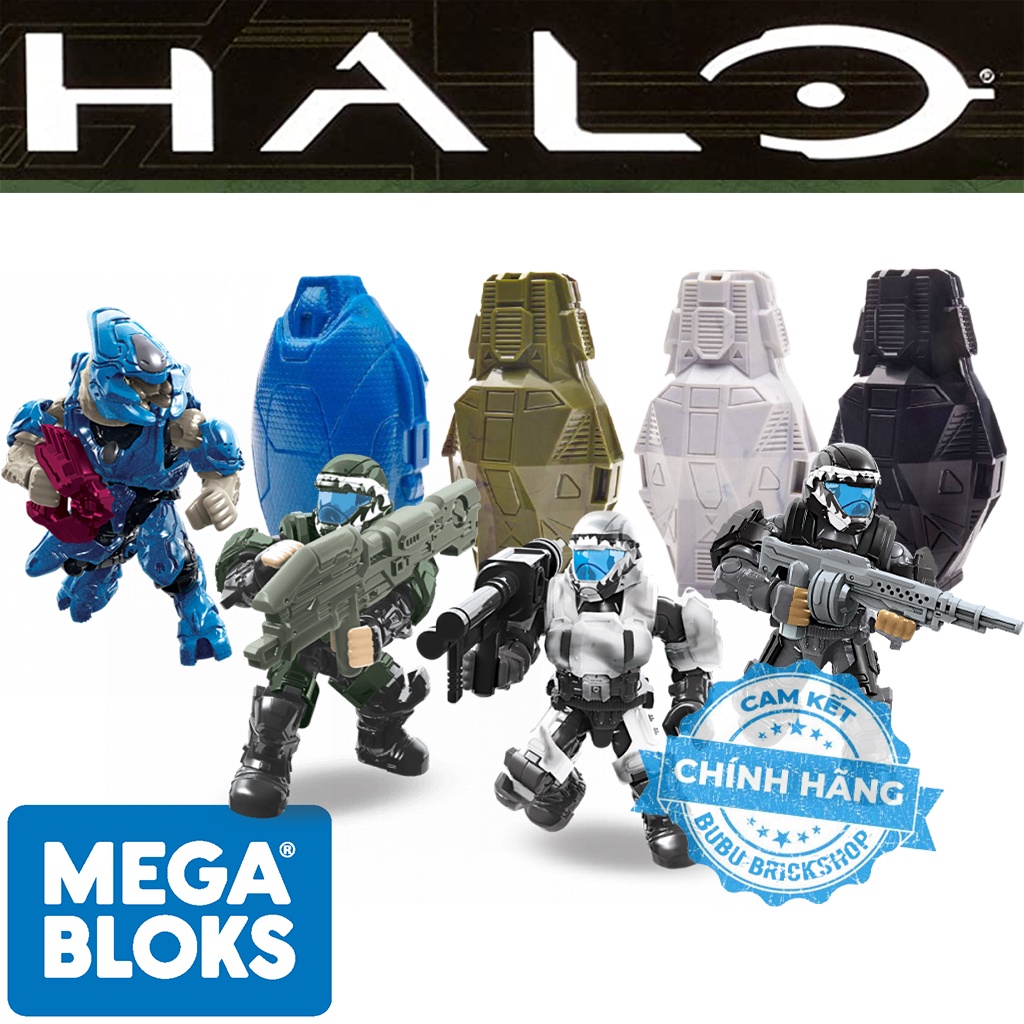Mega Bloks Halo Drop Pod Metallic Arctic ODST - Bộ xếp hình Mega Bloks ...